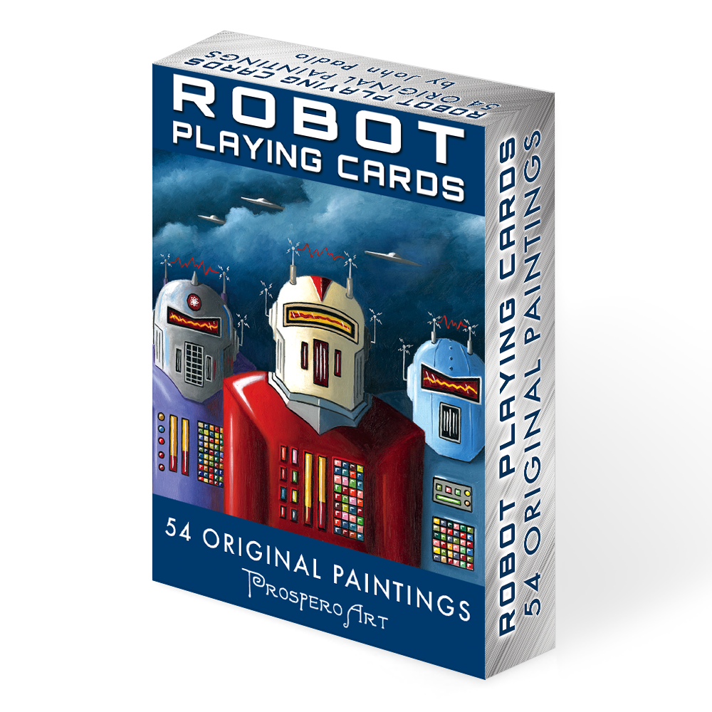 Robot Playing Cards – Prospero Art